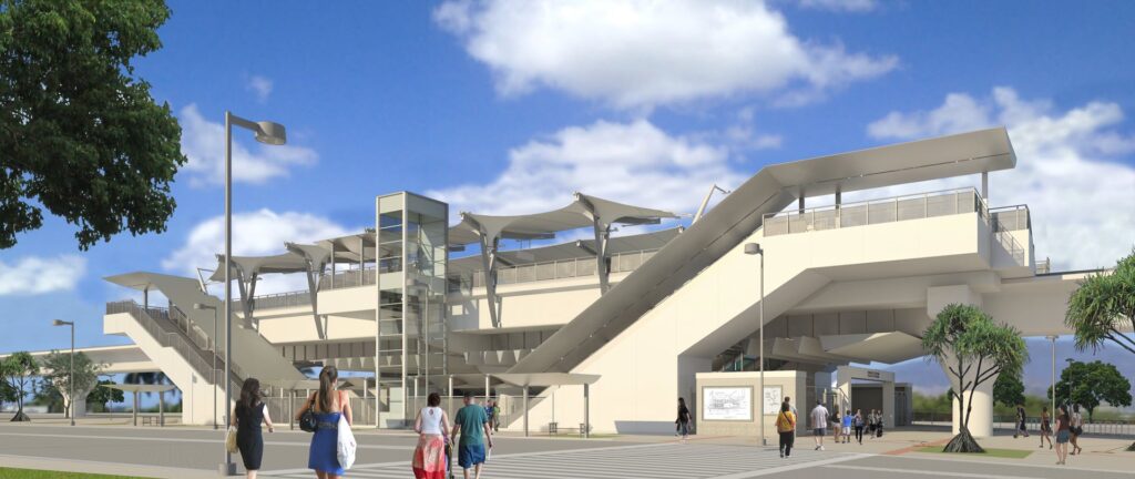 Honolulu Rail Transit Hālawa Station @ Aloha Stadium - Anil Verma ...