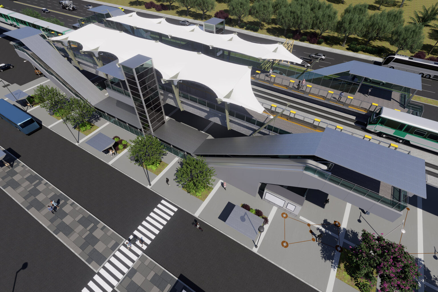 Honolulu Rail Transit Hālawa Station @ Aloha Stadium - Anil Verma ...