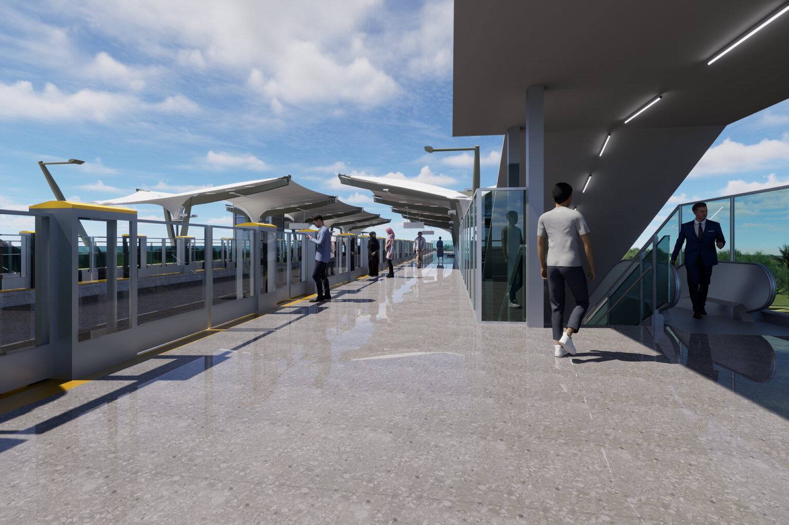 Honolulu Rail Transit Hālawa Station @ Aloha Stadium - Anil Verma ...